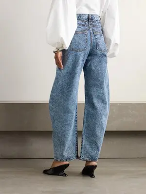 Alaïa High-rise Barrel-leg Jeans