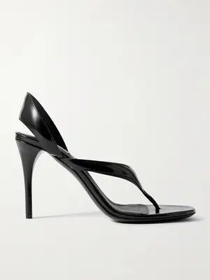 Alaia Glossed Sandals For Women