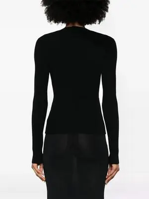 JEAN PAUL GAULTIER Chevron-detail Sweater - Black
