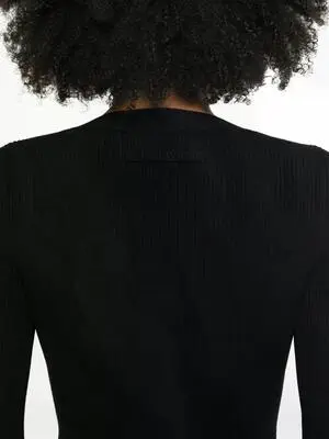 JEAN PAUL GAULTIER Chevron-detail Sweater - Black