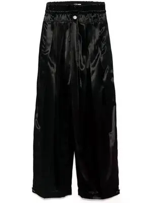 JIL SANDER Satin Palazzo Pants