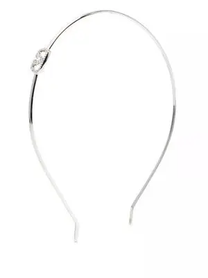 Valentino Garavani Vlogo Headband - Silver