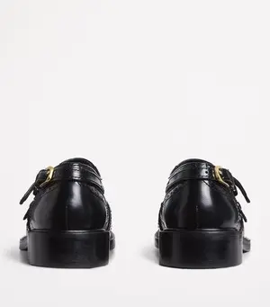 Sandro Leather Mary Jane Derby Shoes