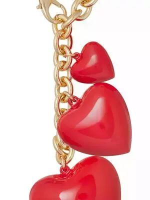 ROXANNE ASSOULIN The Puffy Triple Heart Bag Charm - Gold