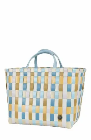 HANDED BY Multitone Recycled Plastic Shopper - Mustard Mix