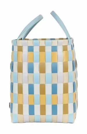 HANDED BY Multitone Recycled Plastic Shopper - Mustard Mix
