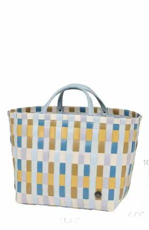 HANDED BY Multitone Recycled Plastic Shopper - Mustard Mix