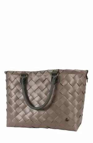 HANDED BY Saint Tropez Recycled Plastic Weekender Bag - Stone Brown