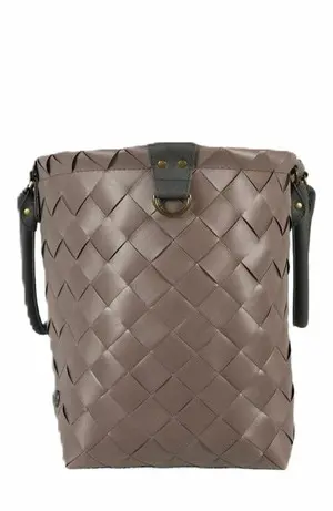 HANDED BY Saint Tropez Recycled Plastic Weekender Bag - Stone Brown