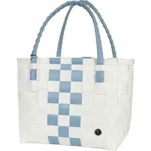 HANDED BY Paris Recycled Tote Bag - White/faded Blue