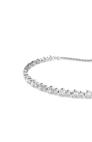SWAROVSKI Matrix Crystal Slider Bracelet - White