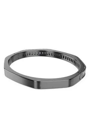SWAROVSKI Matrix Baguette Crystal Octagonal Bangle Bracelet - Grey