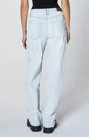 UNPUBLISHED Rumi Stripe High Waist Wide Leg Jeans