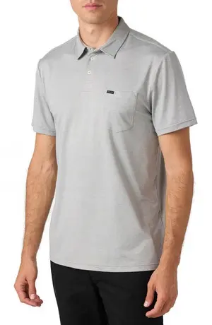 O'Neill Trvlr Upf Performance Polo - Heather Grey