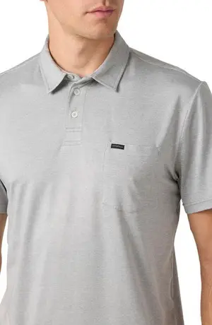 O'Neill Trvlr Upf Performance Polo - Heather Grey
