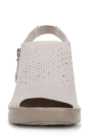 LIFESTRIDE Bzees Starlet Embellished Slingback Sandal - Tan