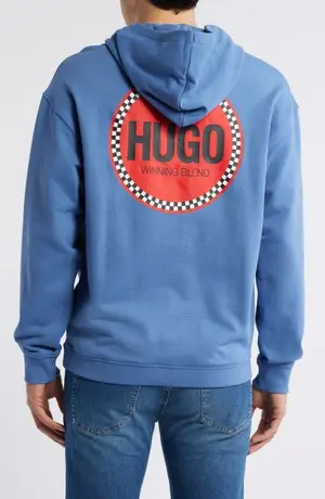 Hugo Decrincio Logo Graphic Hoodie