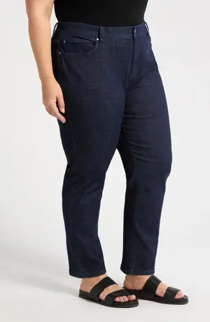 Eileen Fisher High Waist Slim Straight Jeans