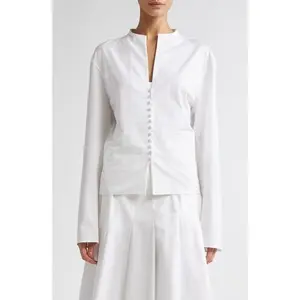 FFORME Yancy Fitted Organic Cotton Poplin Shirt