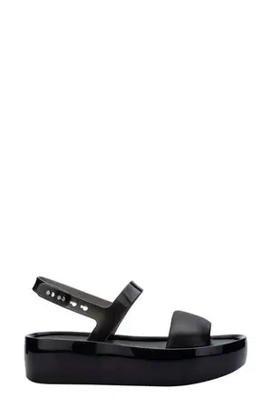 Melissa Float Platform Slingback Sandals - Black