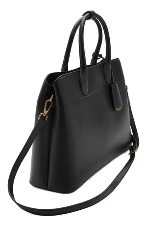 Mango Faux Leather Shopper