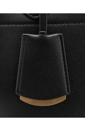 Mango Faux Leather Shopper
