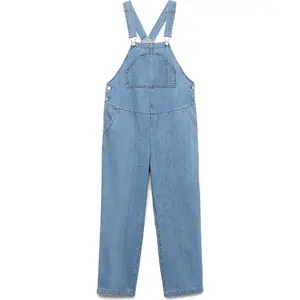 Mango Denim Maternity Overalls - Medium Blue