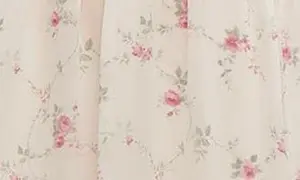 Dessy Collection Strapless Corset Chiffon Gown - Coquette Floral Print