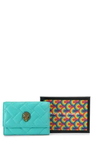 Kurt Geiger Flap Multi Leather Trifold Card Holder