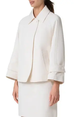 Akris Alia Crop Trench Jacket