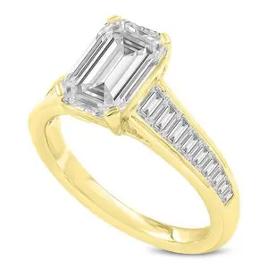 LUVMYJEWELRY 14k Gold 3.2 Ct. Diamond Engagement Ring - 14k Yellow Gold