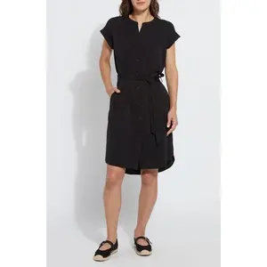 Lyssé Blakely Tie Waist Shirt Dress