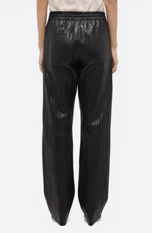 Helmut Lang Pleated Leather Pants