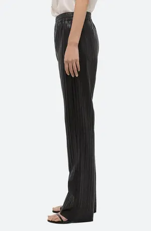 Helmut Lang Pleated Leather Pants