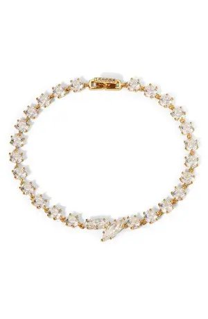 Nadri Beatrix Cubic Zirconia Bracelet - Gold