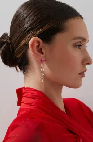 Nadri Palm Springs Cubic Zirconia Drop Earrings