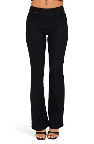 Princess Polly Kinkirk Flare Pants - Black