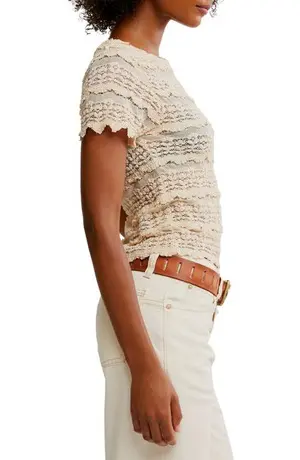 Free People Angelina Lace Top