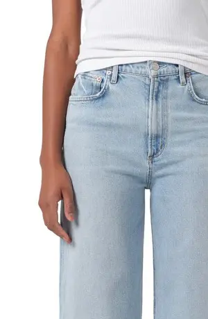 AGOLDE Ren Wide Leg Jeans - Beam