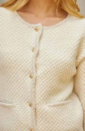 CRESCENT Boucle Knit Jacket