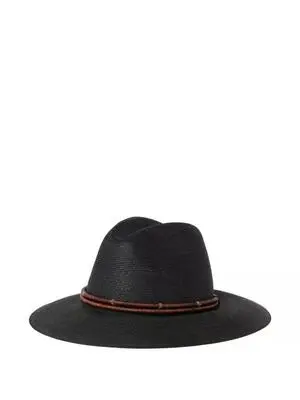 Women's Black Panama Hats