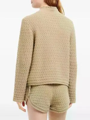 BARRIE Cashmere Tweed Shorts - Green