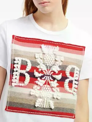 BARRIE Logo-patch T-shirt - White