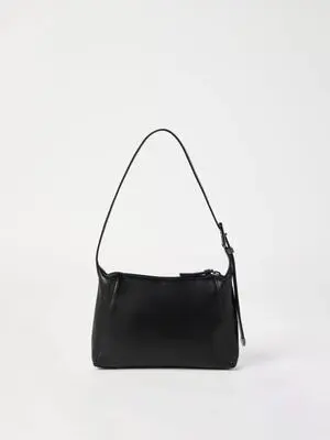 Brunello Cucinelli Logo-debossed Shoulder Bag - Black