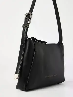Brunello Cucinelli Logo-debossed Shoulder Bag - Black