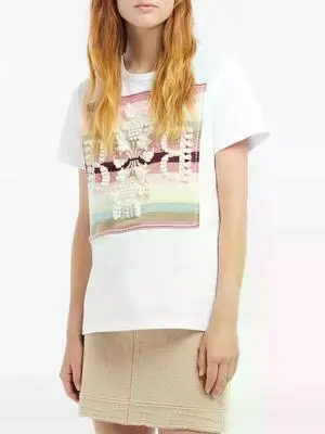 BARRIE Logo-patch T-shirt - White
