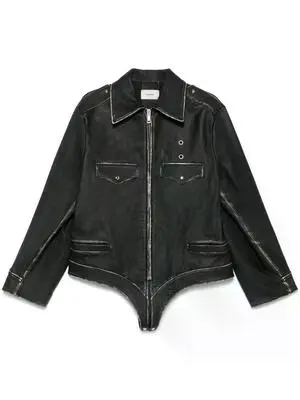 Coperni Leather Body Jacket