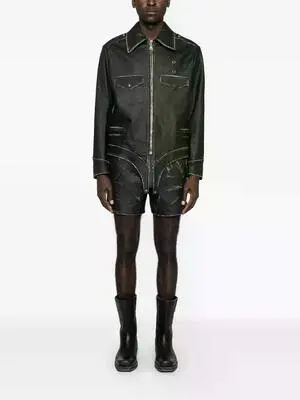 Coperni Leather Body Jacket