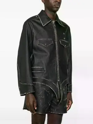 Coperni Leather Body Jacket