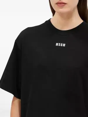 MSGM Logo-print Maxi Dress - Black